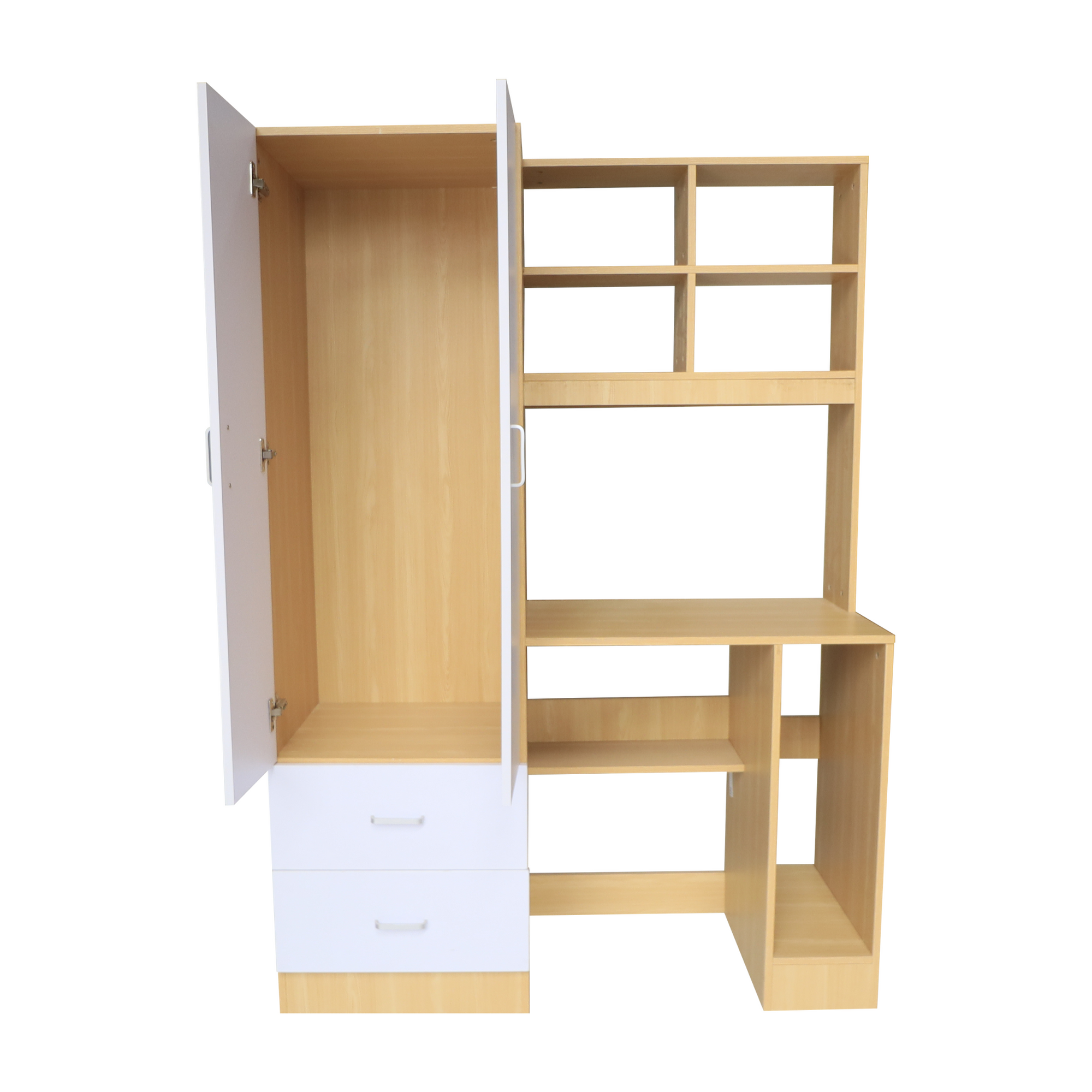 JUSTIN Laminated Study Table with Cabinet | AF Home