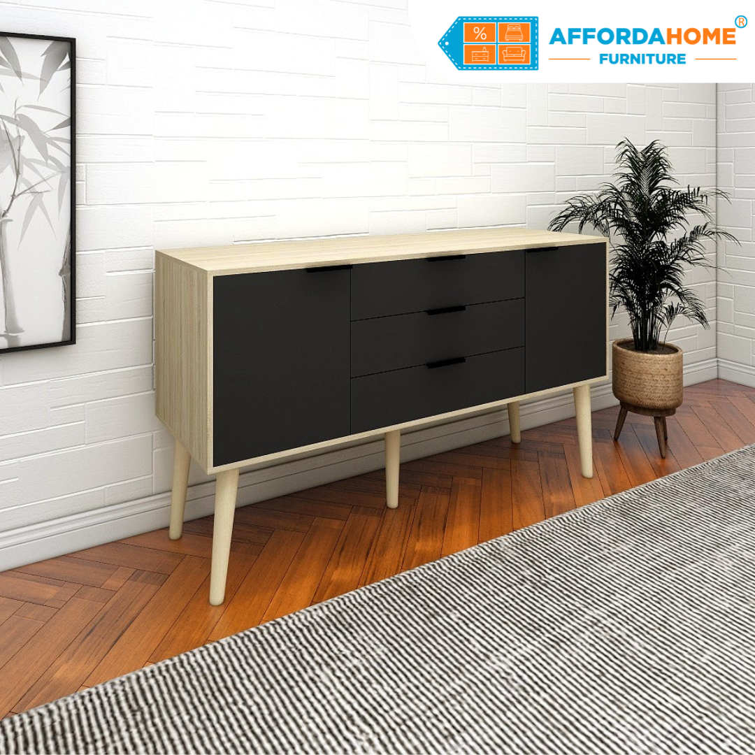 COOPER 3-Drawer, 2-Door TV Rack – AF Home