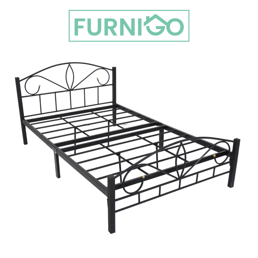 FLORENCE Single Metal Bed Frame – AF Home