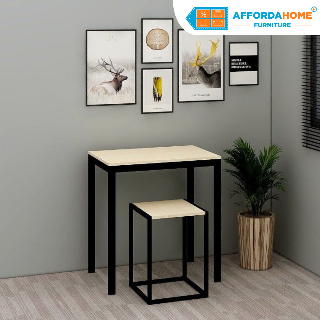 VENICE Study Table with Stool – AF Home