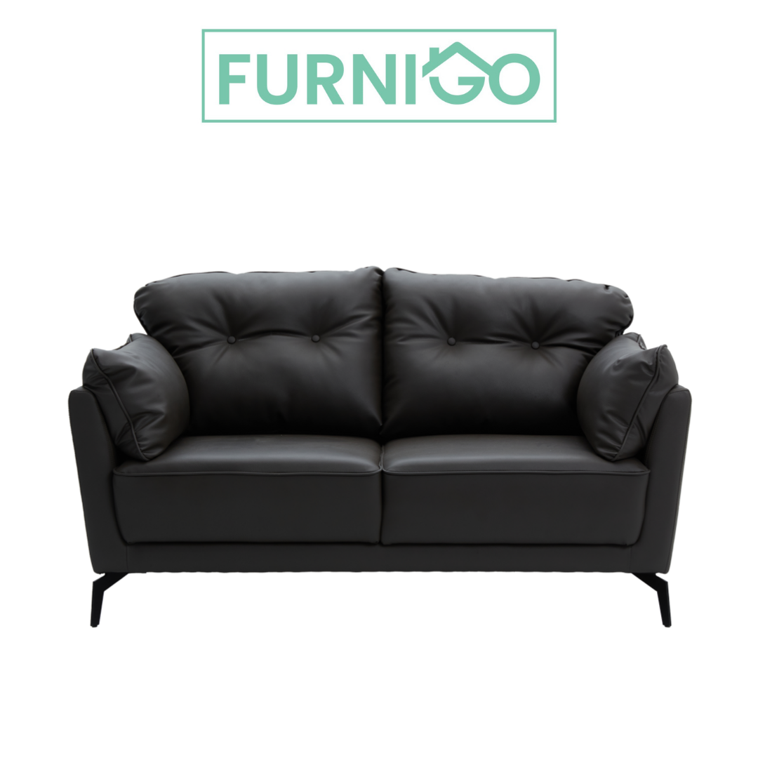WILY 2-Seater Leather Sofa – AF Home