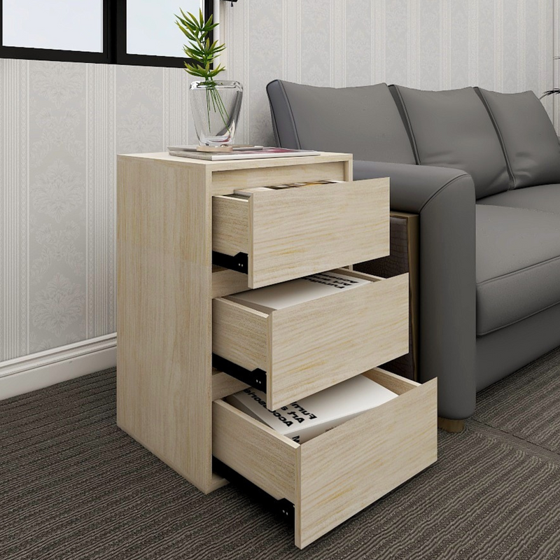 NAOMI 3-Drawer Side Table | AF Home