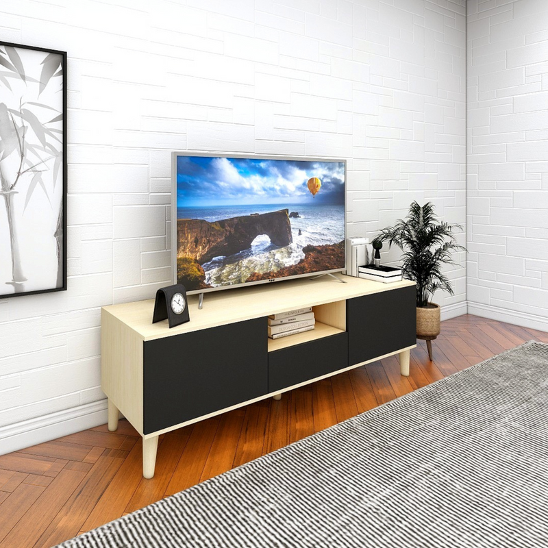 COOPER 1-Drawer, 2-Doors TV Rack | AF Home