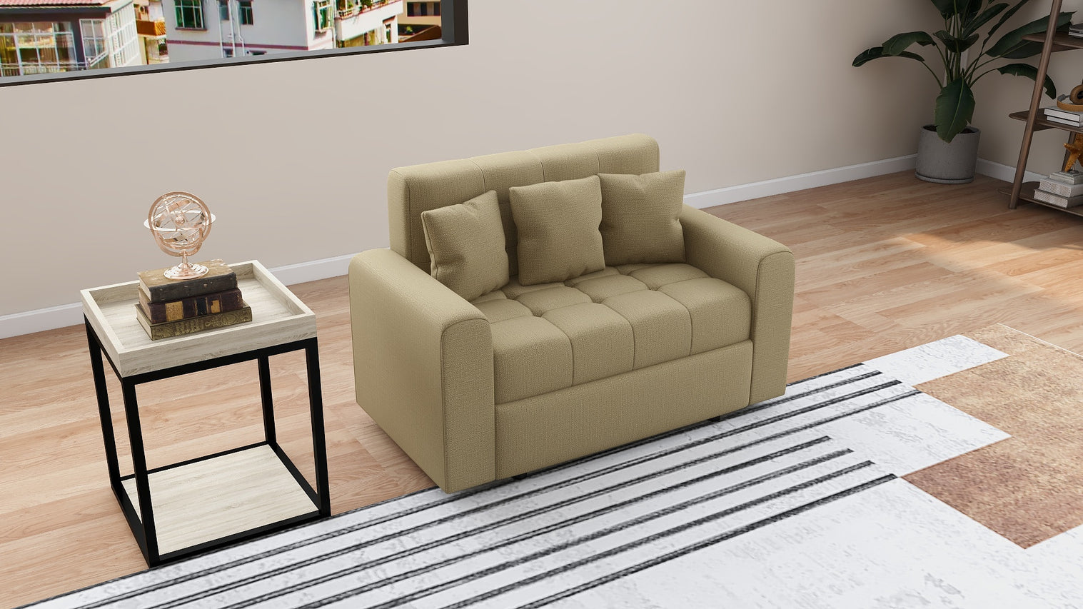 Lester 2-Seater Fabric Sofa – AF Home