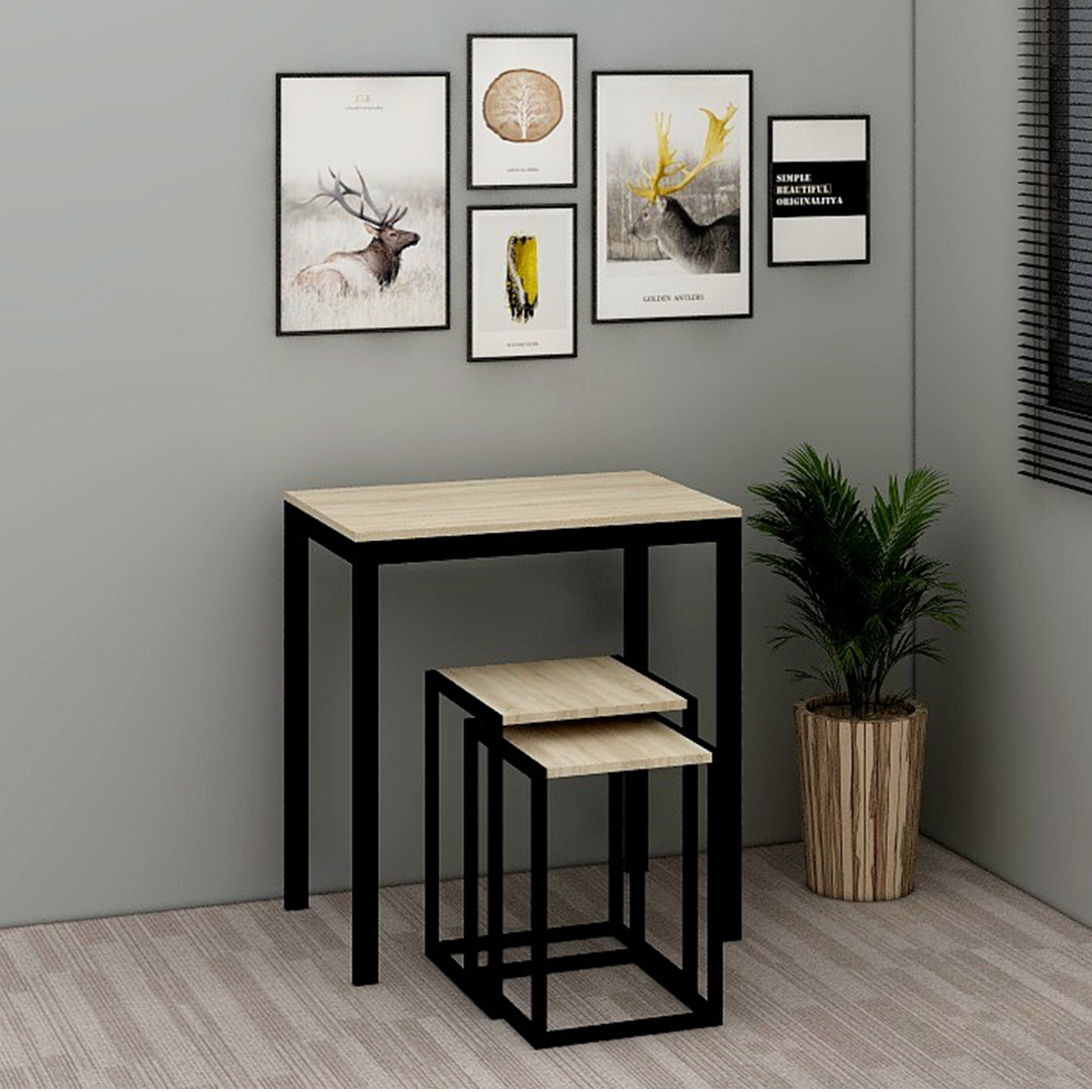 VENICE Study Table with Nesting Stool | AF Home